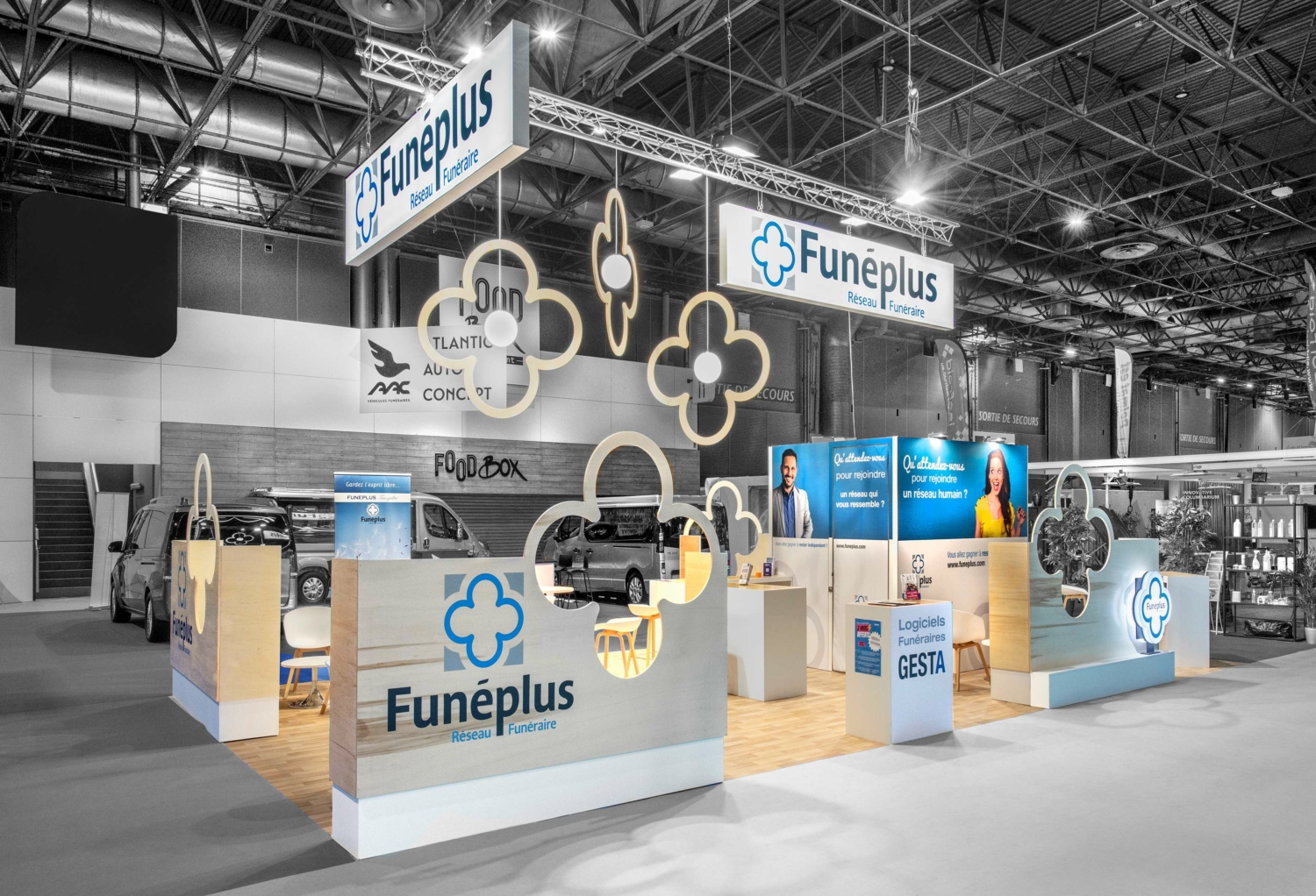 Salon FUNERAIRE PARIS 2023 - Stand Funéplus - PubVolume
