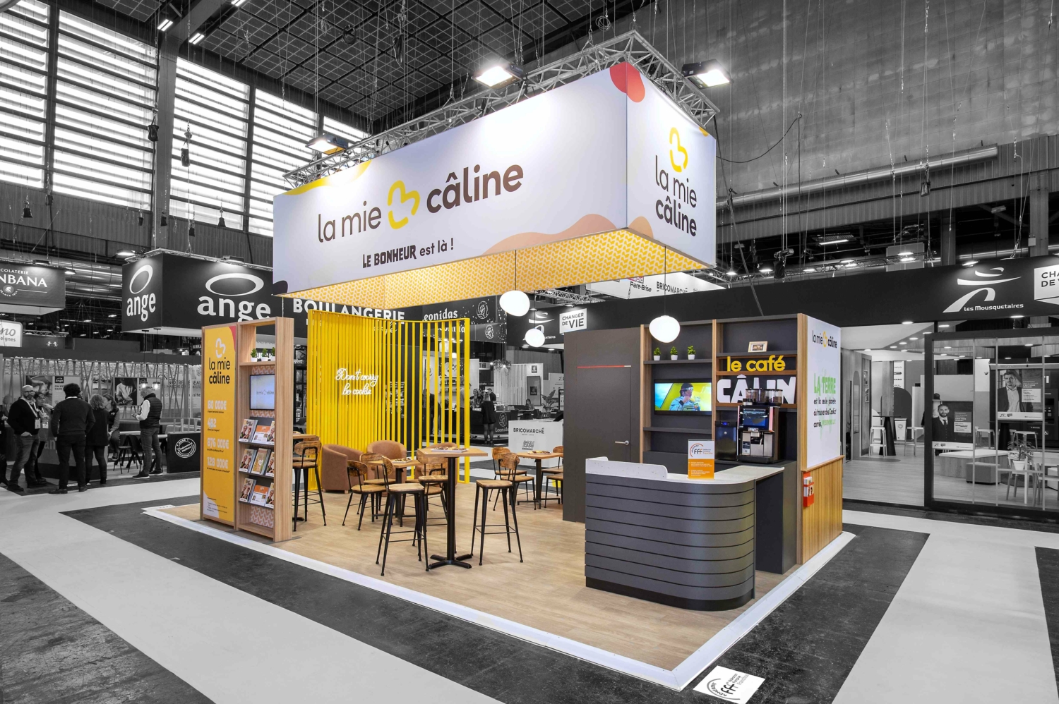 Salon FRANCHISE EXPO PARIS 2023 - Stand La Mie Câline - PubVolume
