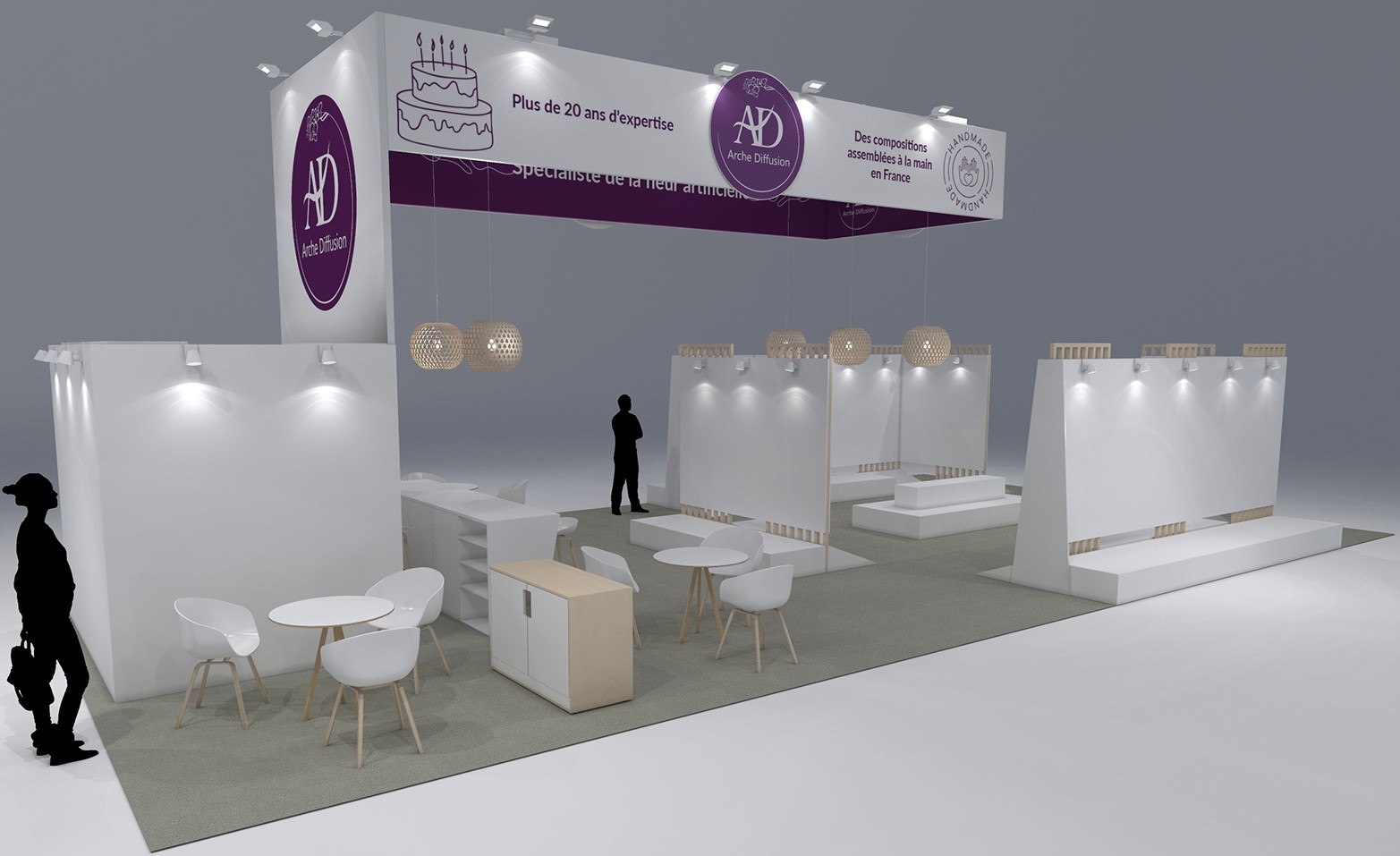 Salon FUNERAIRE PARIS 2023 - Stand Arche Diffusion - PubVolume